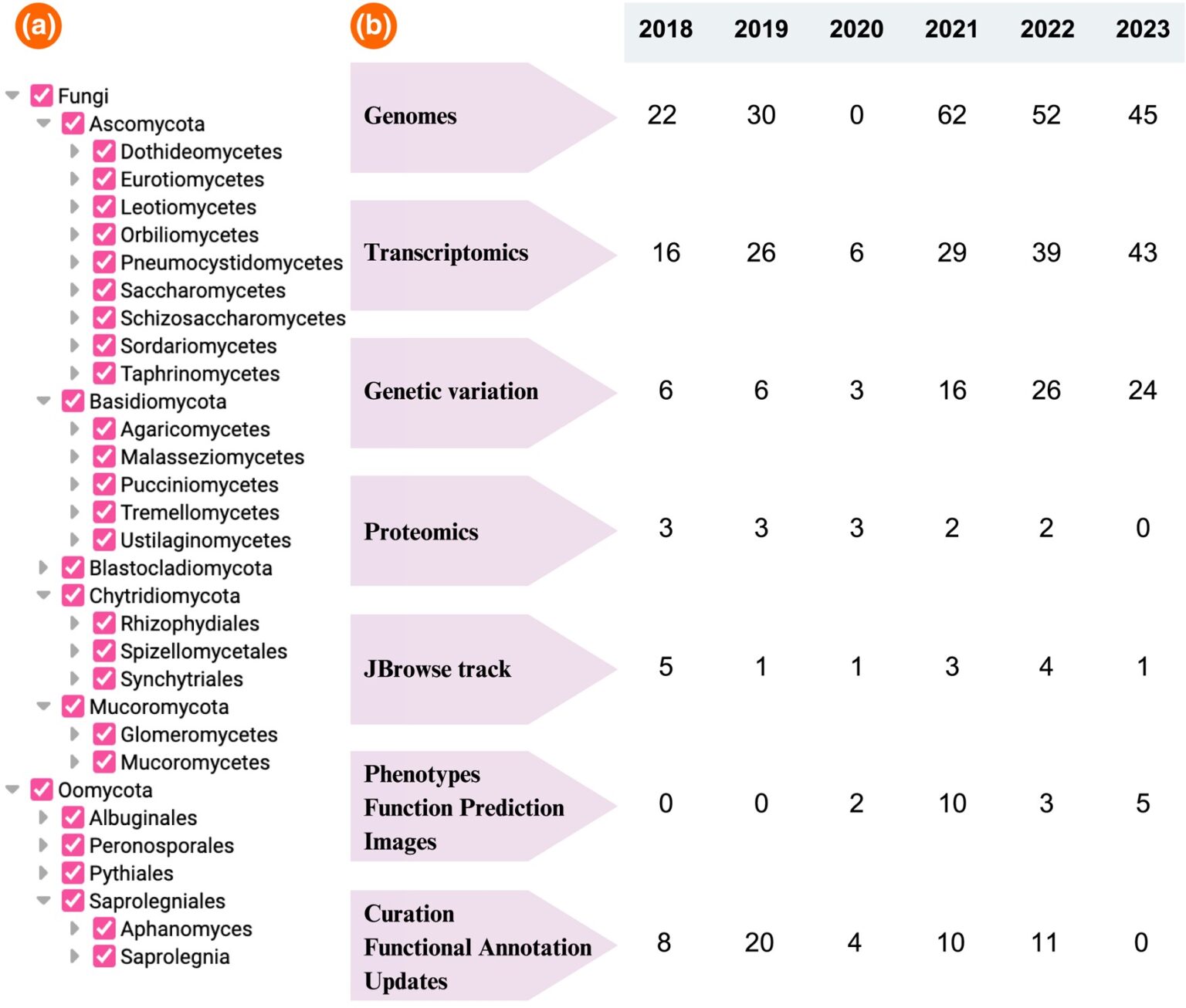 What is new in FungiDB: a web-based bioinformatics platform for omics-scale data analysis for ...